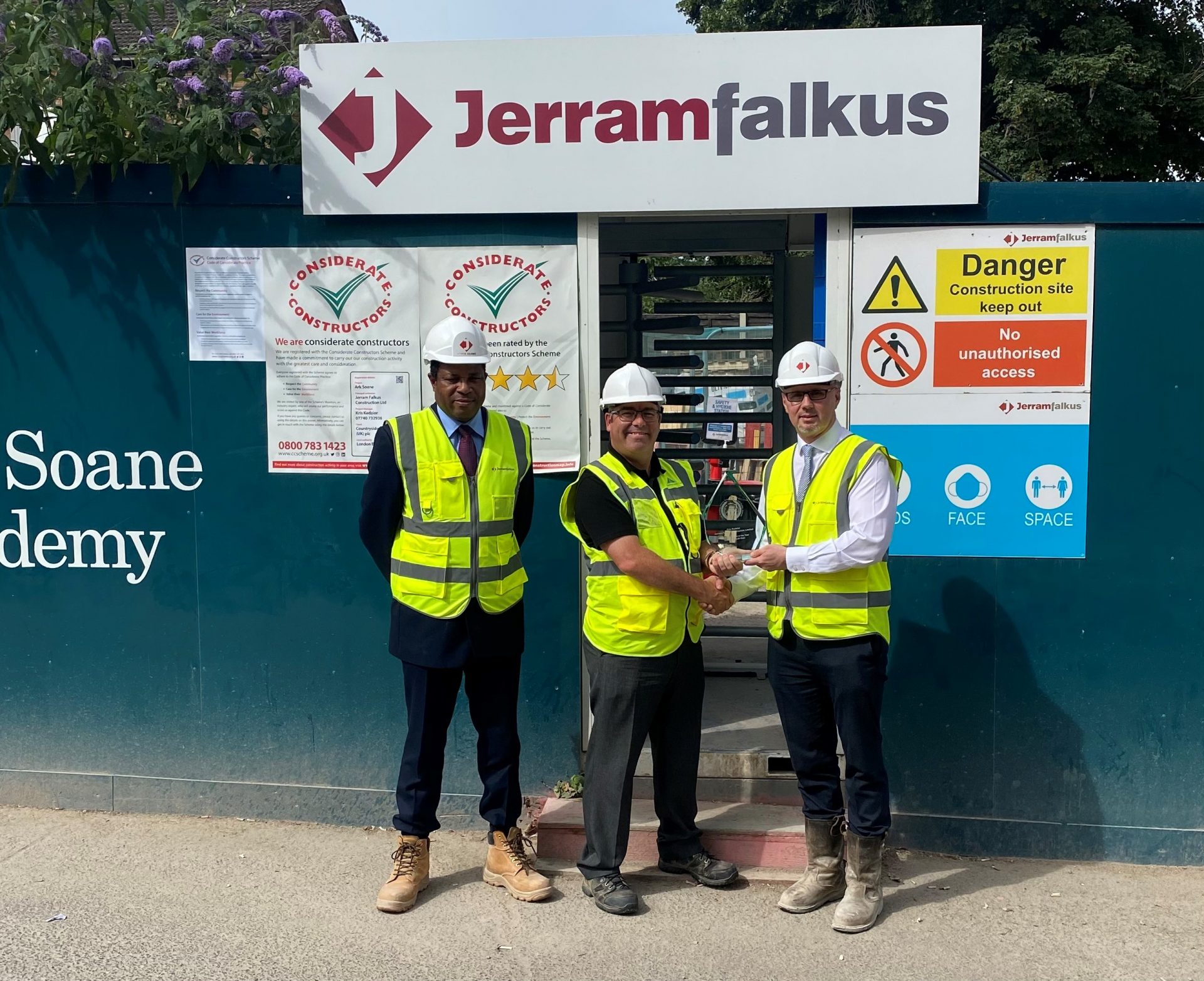 Site Manager Kris Kedzior wins 2022 BSG Award | Jerram Falkus