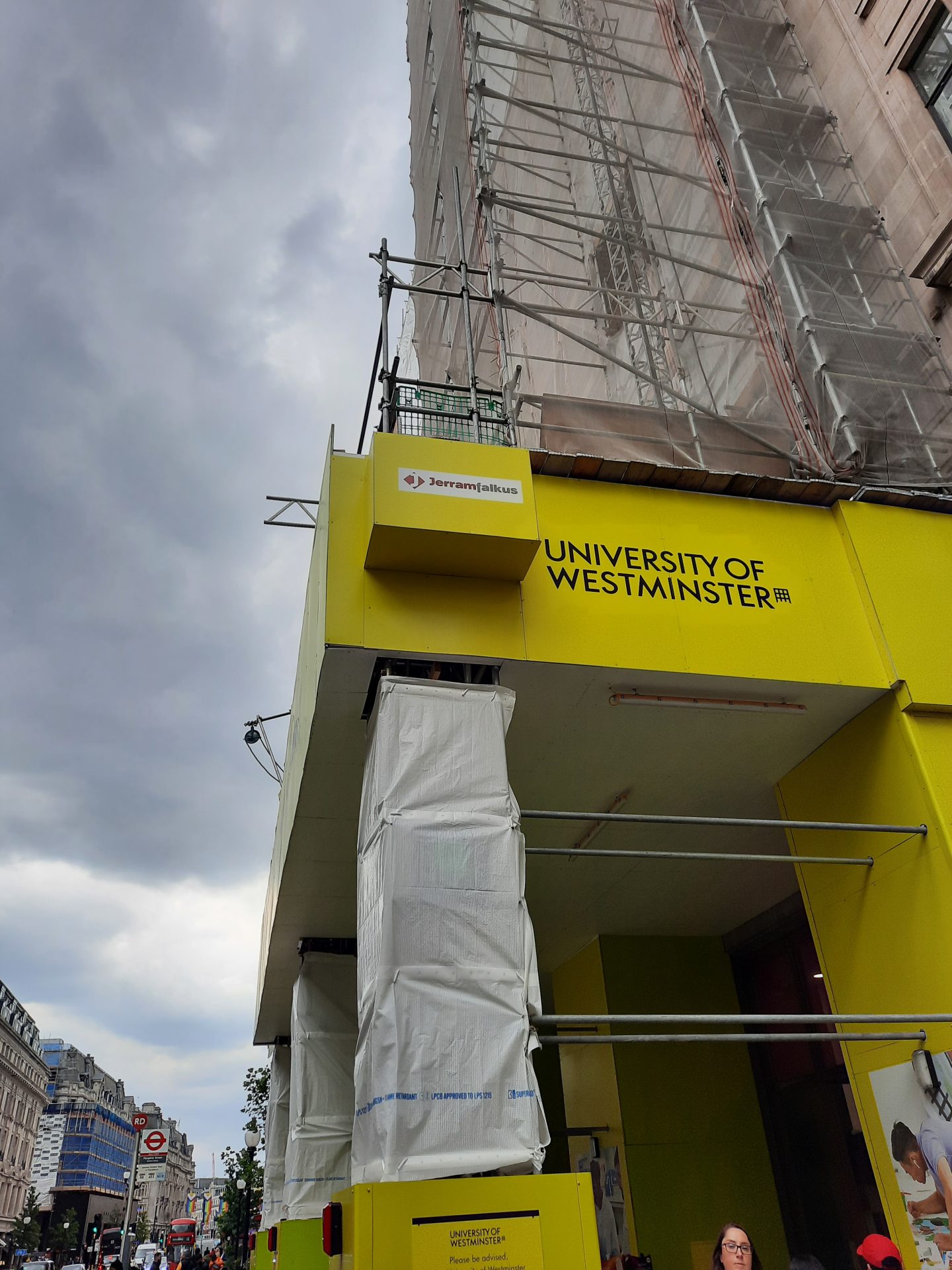 What's behind the scaffolding? - Jerram Falkus